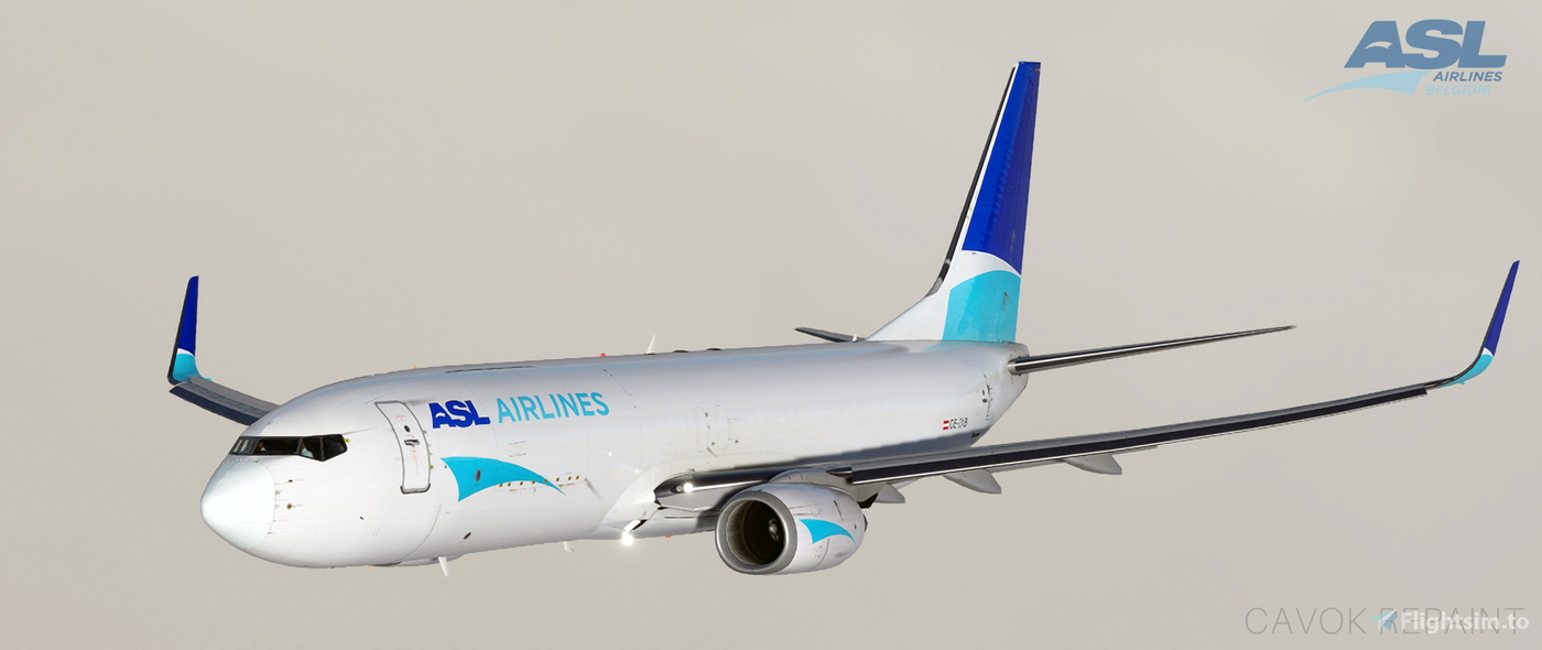 ASL Airlines Belgium (OE-IXB) Dirty - PMDG 737-800BCF for Microsoft Flight Simulator | MSFS