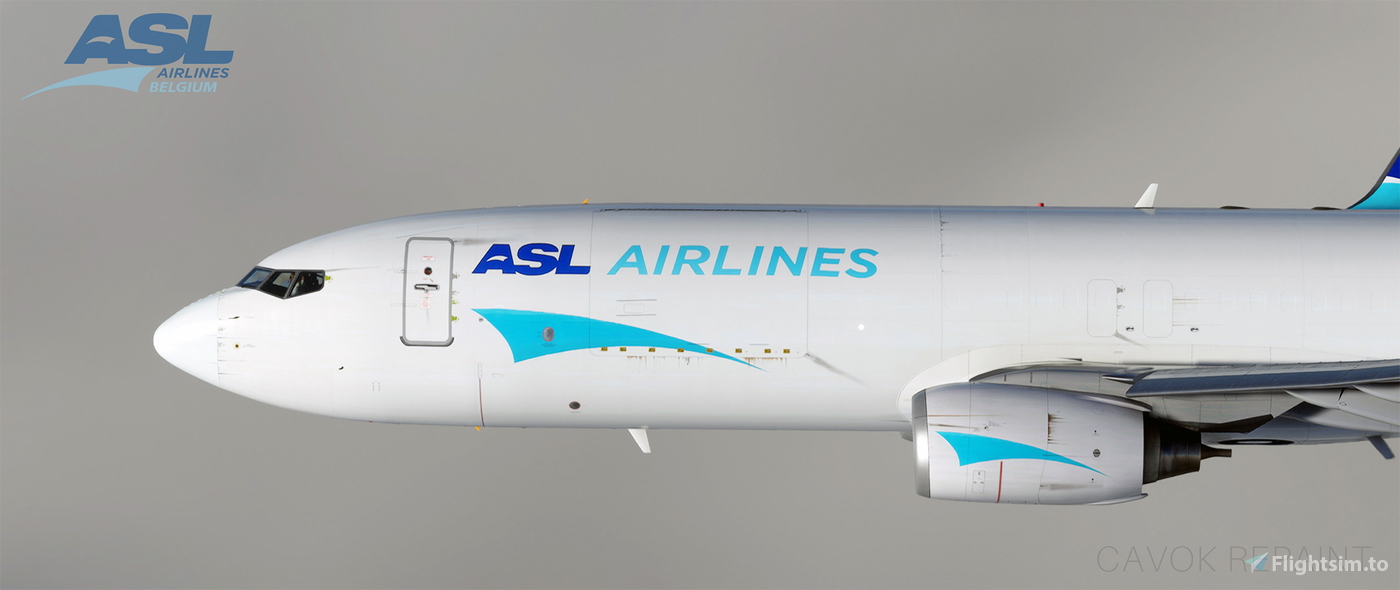 ASL Airlines Belgium (OE-IXB) Dirty - PMDG 737-800BCF for Microsoft ...