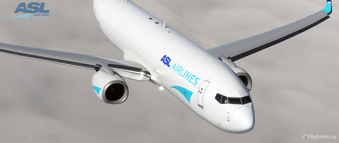 ASL Airlines Belgium (OE-IXB) Dirty - PMDG 737-800BCF for Microsoft Flight Simulator | MSFS