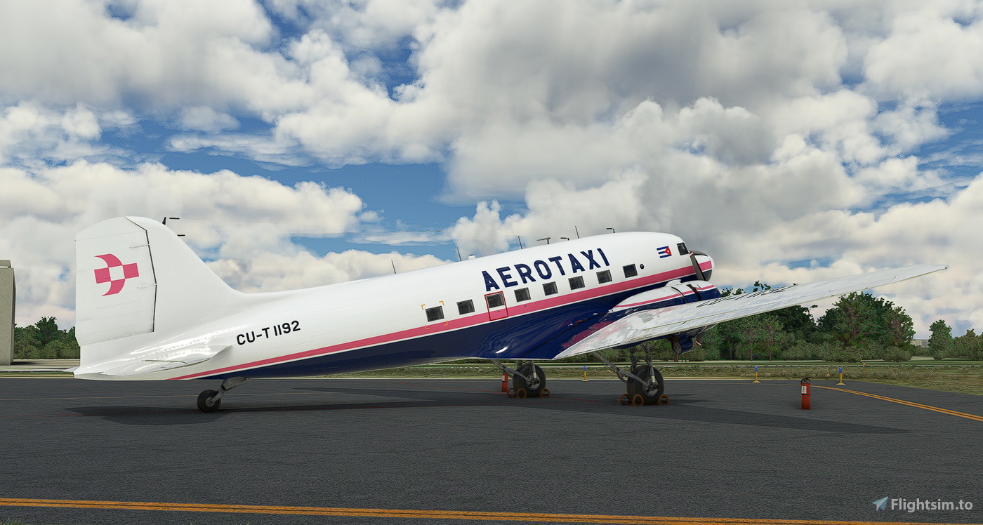 [Asobo / Aeroplane Heaven] Douglas DC-3 Aerotaxi für Microsoft Flight Simulator | MSFS