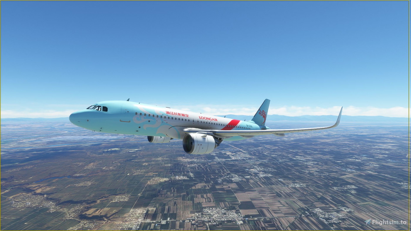 Asobo Airbus A320neo Loong Air pour Microsoft Flight Simulator | MSFS
