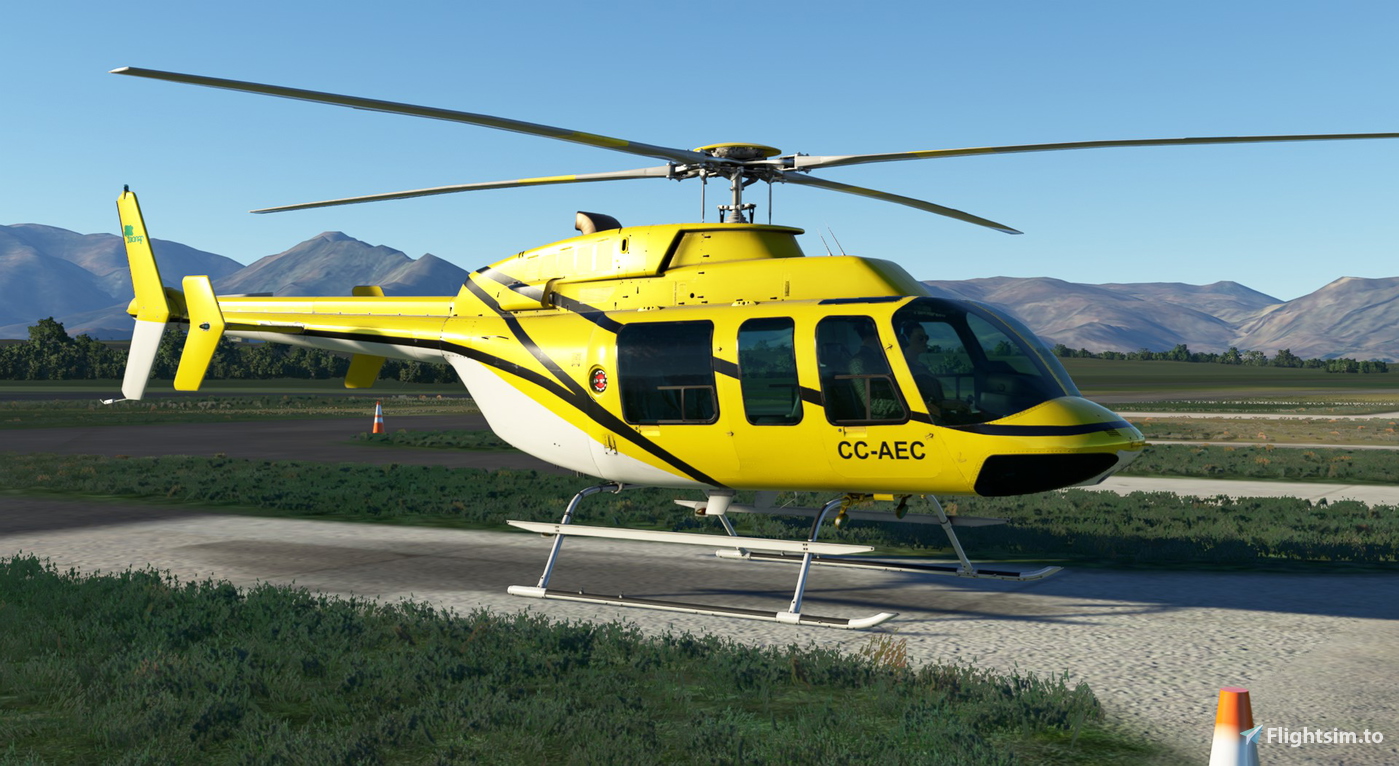 Asobo Bell 407 CC-AEC for Microsoft Flight Simulator | MSFS