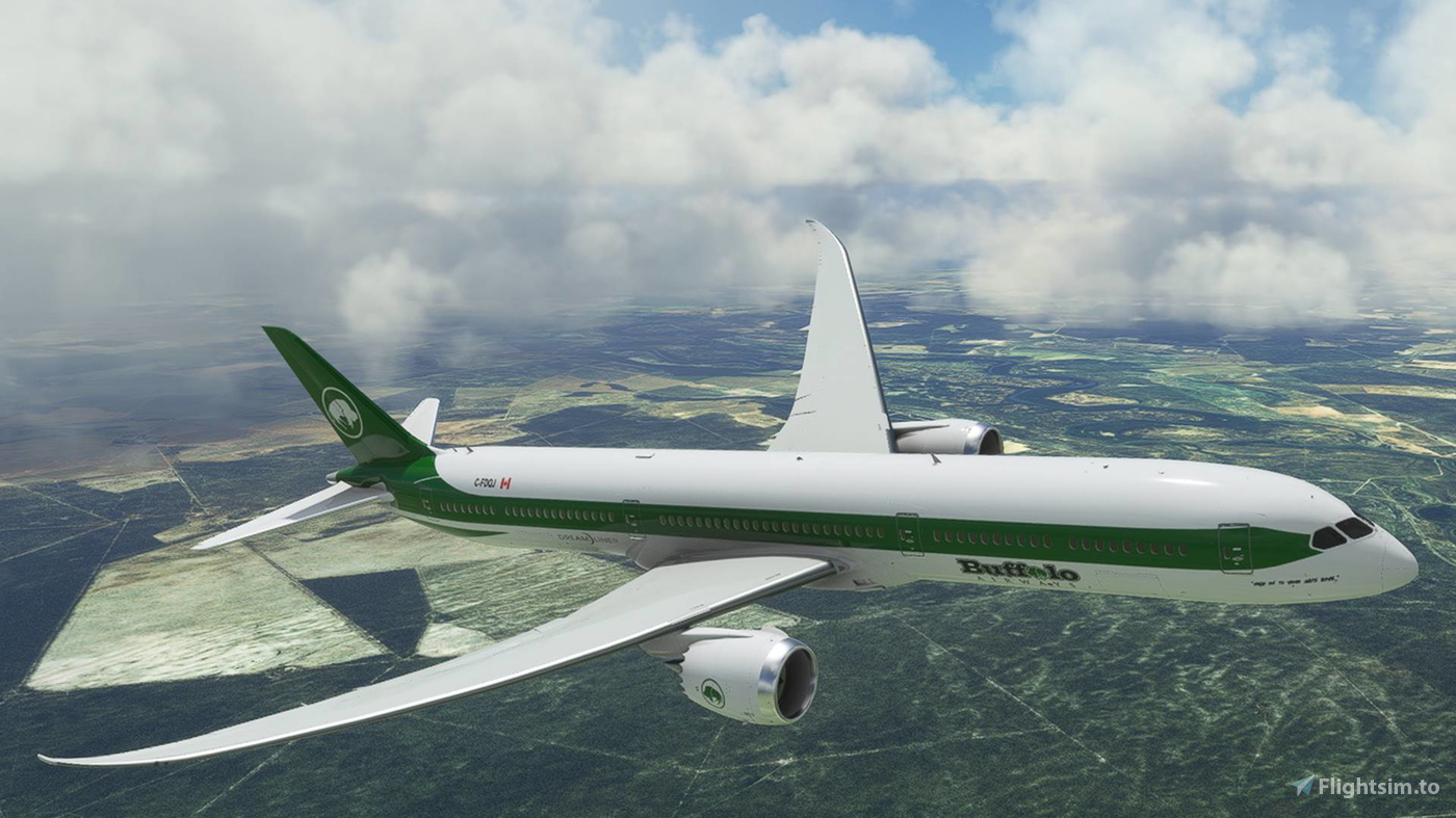 Asobo Boeing 787-10 "Buffalo Airways" Fictional for Microsoft Flight ...