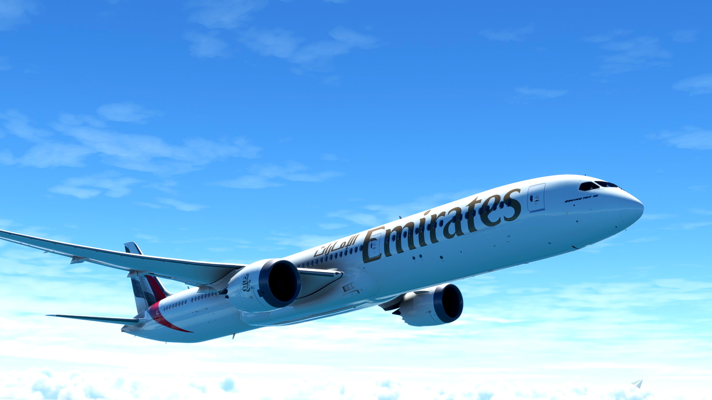 Asobo Boeing 787-10 Emirates New Livery 8K per Microsoft Flight ...