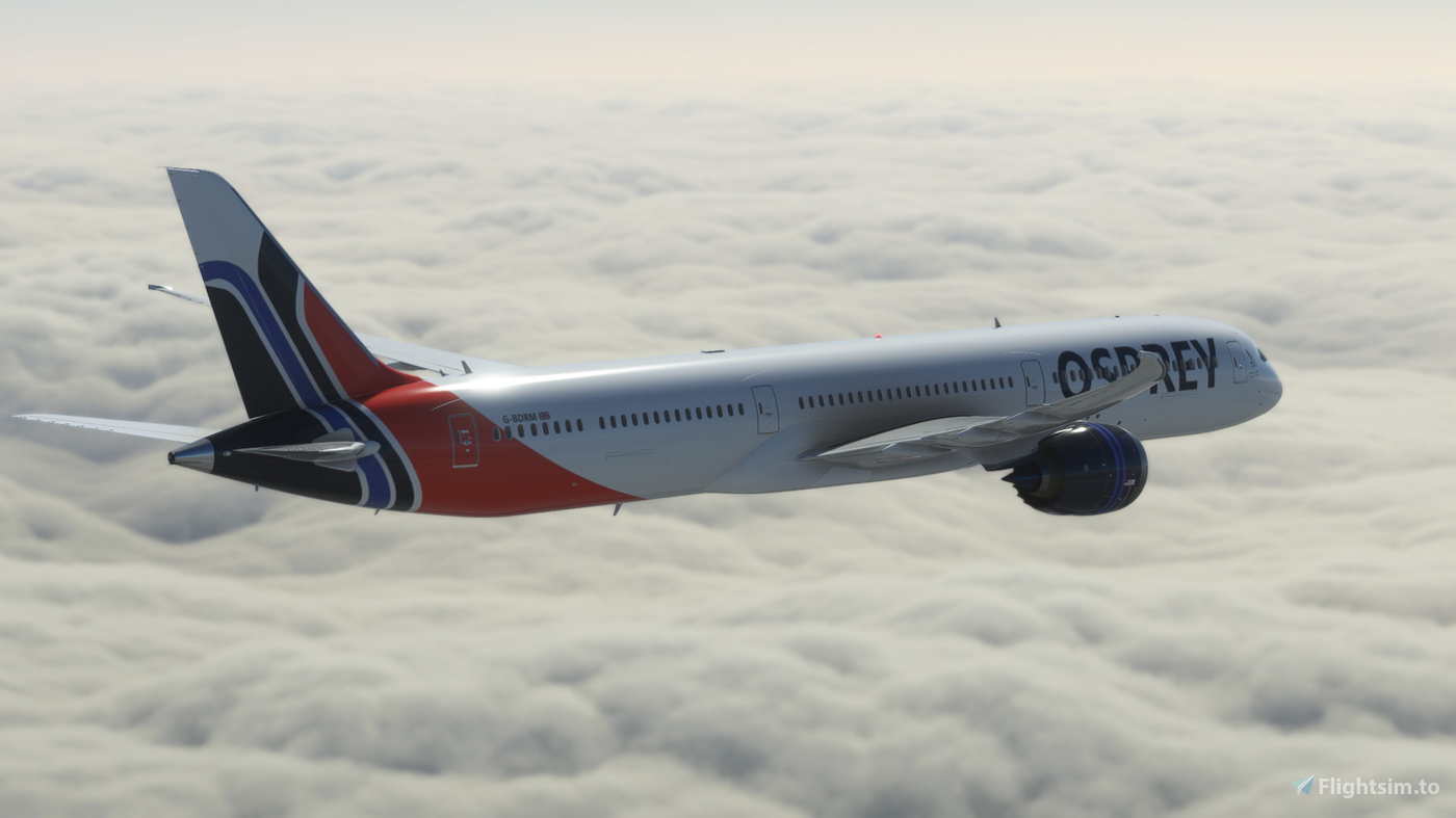 Asobo Boeing B787-10 Osprey Airways | 4K für Microsoft Flight Simulator ...