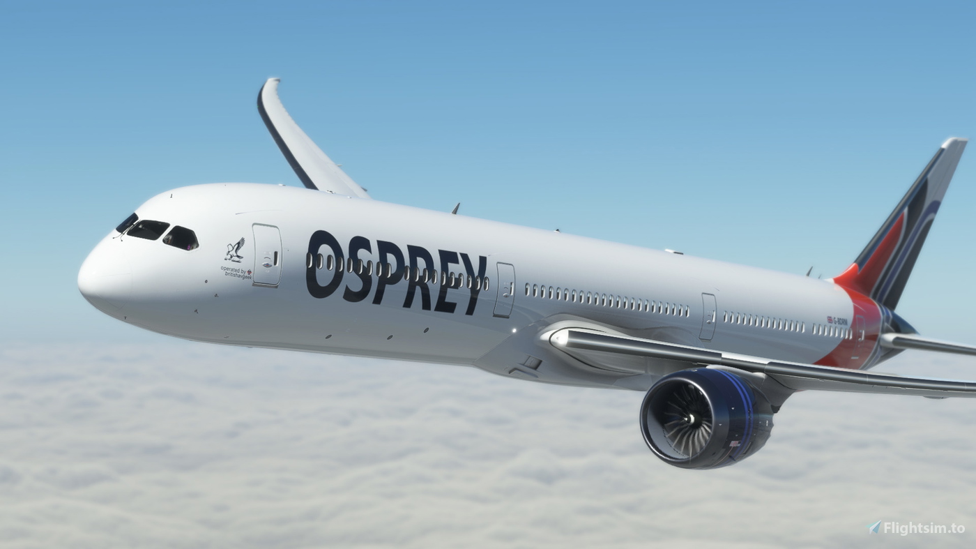 Asobo Boeing B787-10 Osprey Airways | 4K für Microsoft Flight Simulator ...