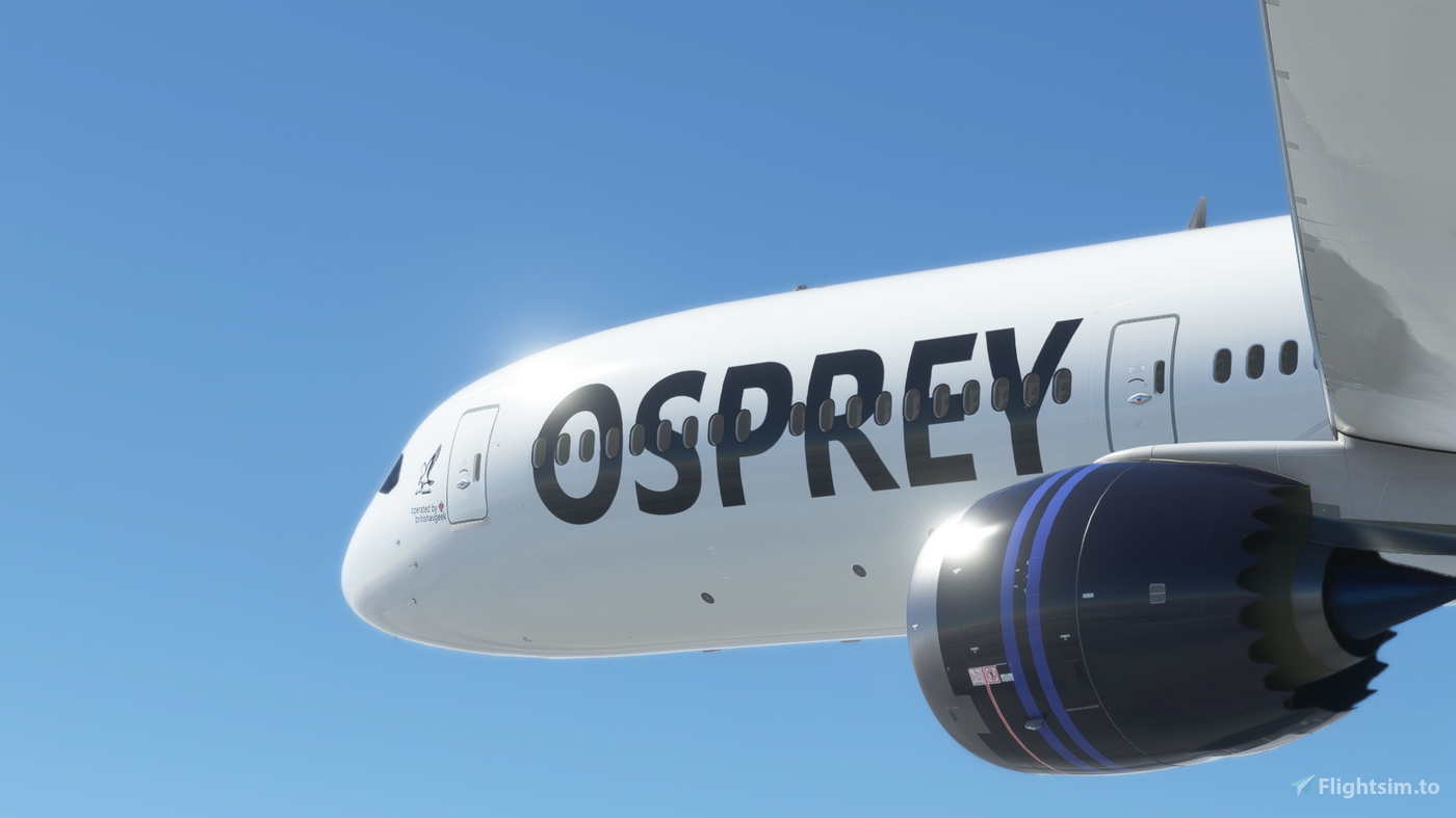 Asobo Boeing B787-10 Osprey Airways | 4K for Microsoft Flight Simulator ...