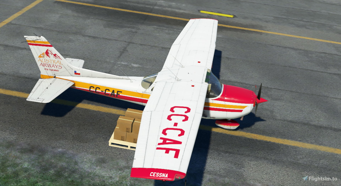 Asobo C172 G1000 Austral Airways Chile Virtual Airline para Microsoft ...