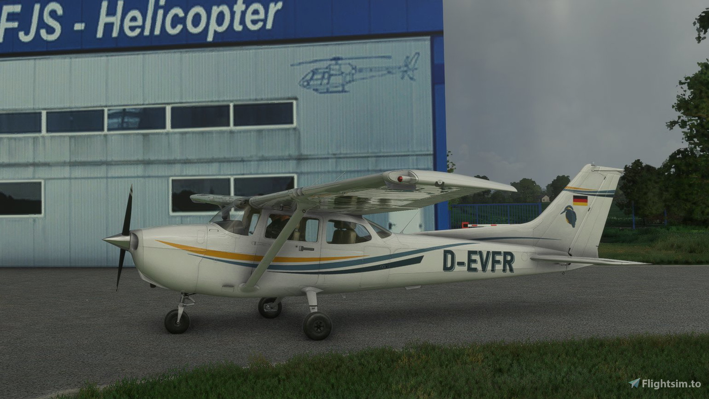 Asobo C172SP D-EVFR VFR-Flightsimmer for Bagolu´s Cessna 172 ...