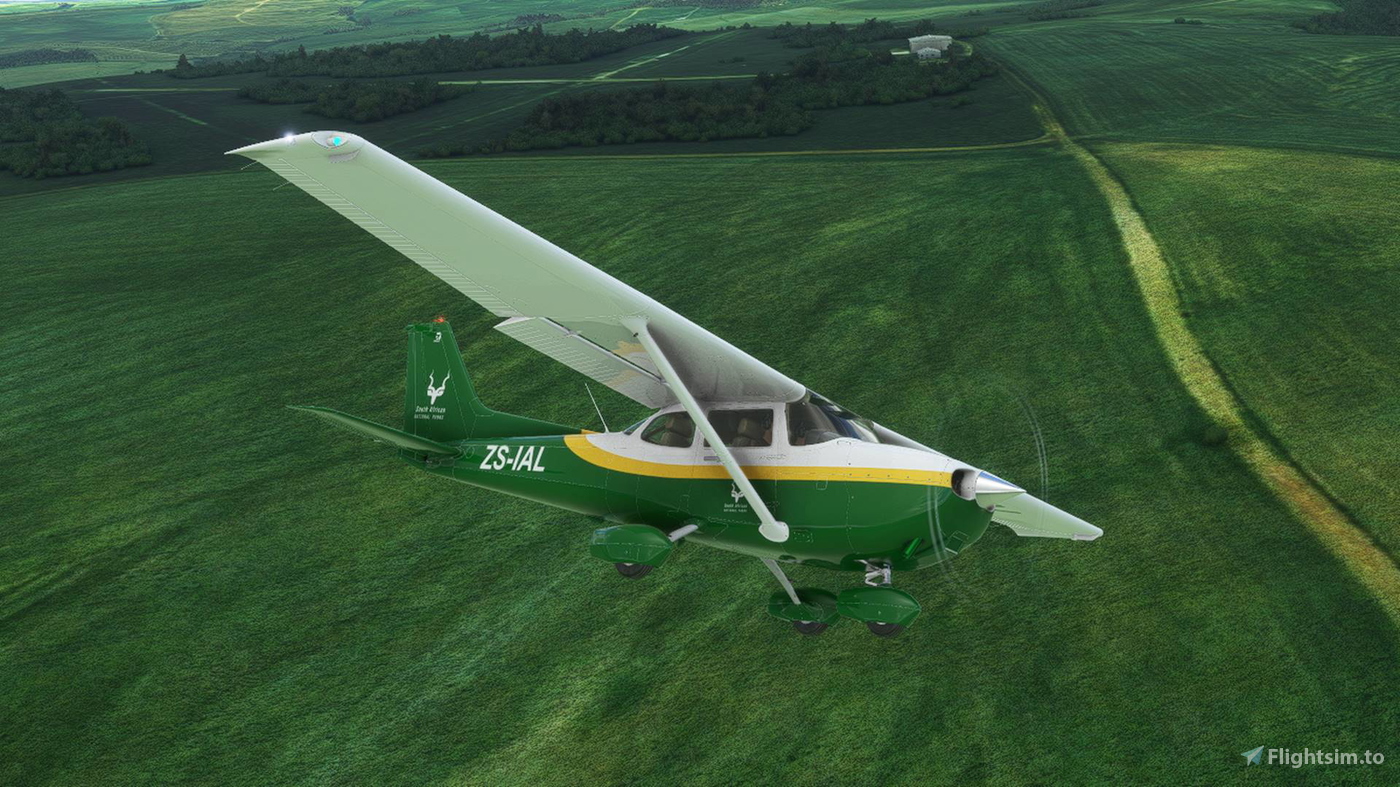 Asobo Cessna 172SP Skyhawk AS1000 "ZS-IAL" SanParks for Microsoft ...