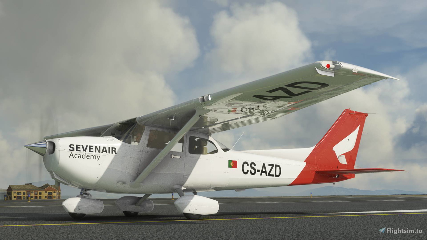 Asobo Cessna 172SP Skyhawk AS1000 "CS_AZD" Sevenair für Microsoft ...