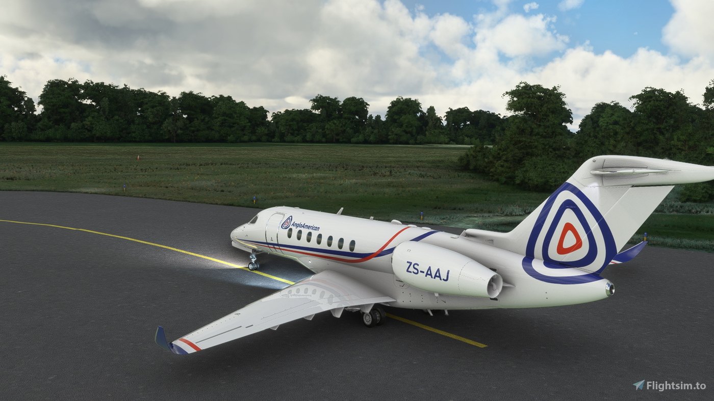 Asobo Cessna Citation Longitude Anglo American "ZS-AAJ" (Fictional) for ...