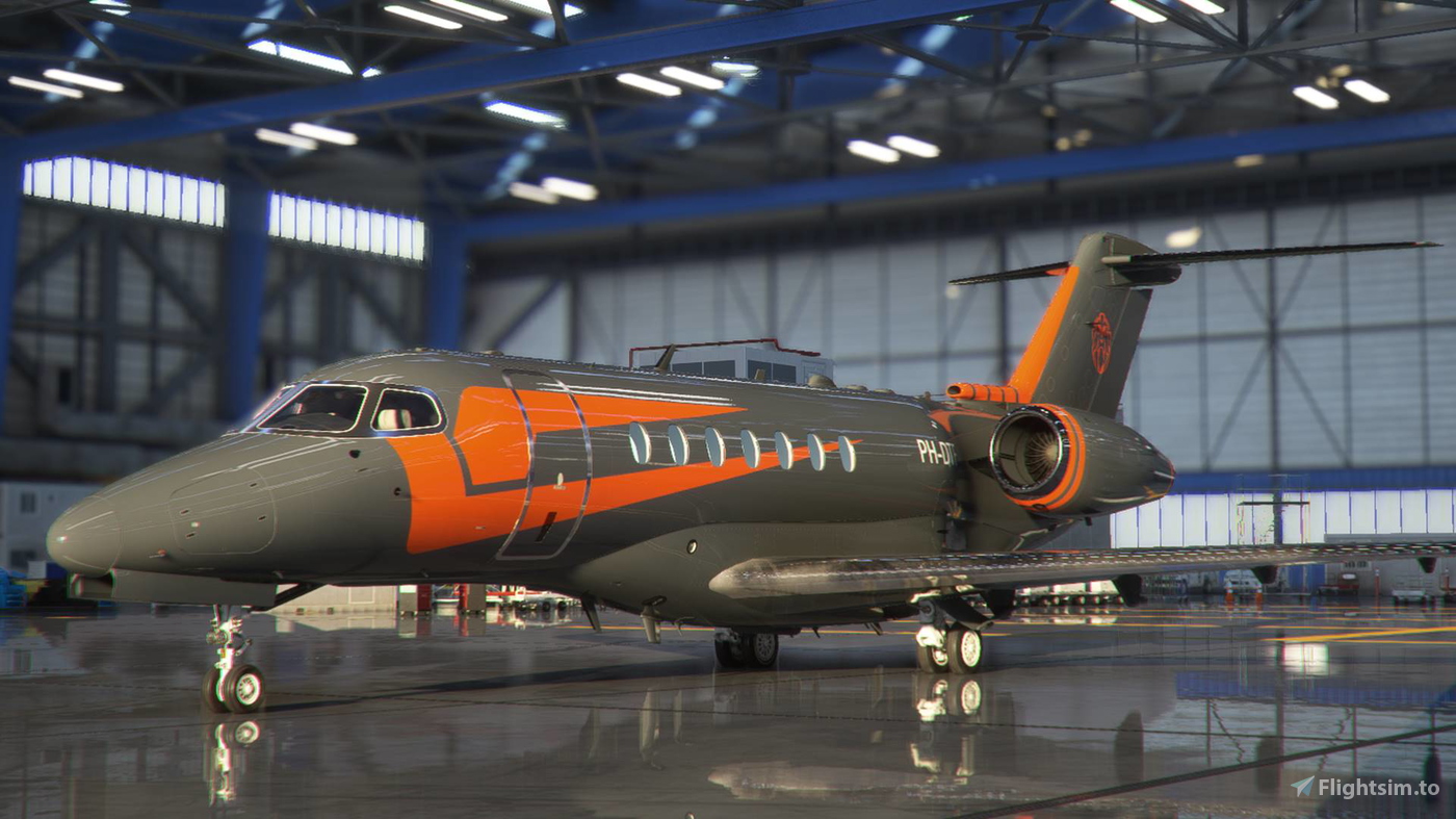 Asobo Cessna Citation Longitude "PH-DTF" Fictional for Microsoft Flight ...