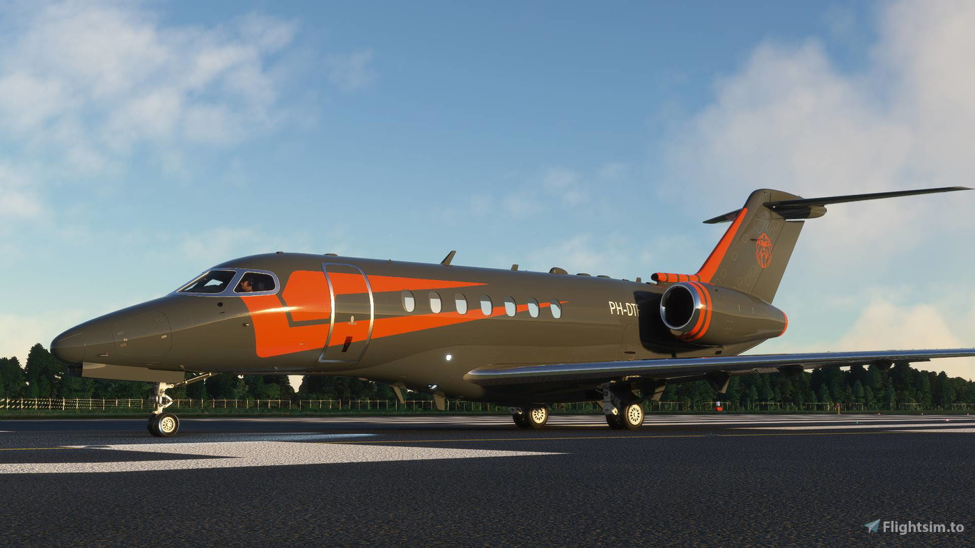Asobo Cessna Citation Longitude "PH-DTF" Fictional for Microsoft Flight ...