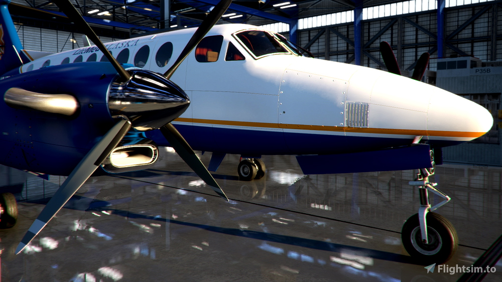 Asobo King Air 350i "N547LM" LifeMed ALASKA for Microsoft Flight ...