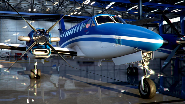 Black Square King Air 350i AMERIFLIGHT "N575G" (Fictional) for ...