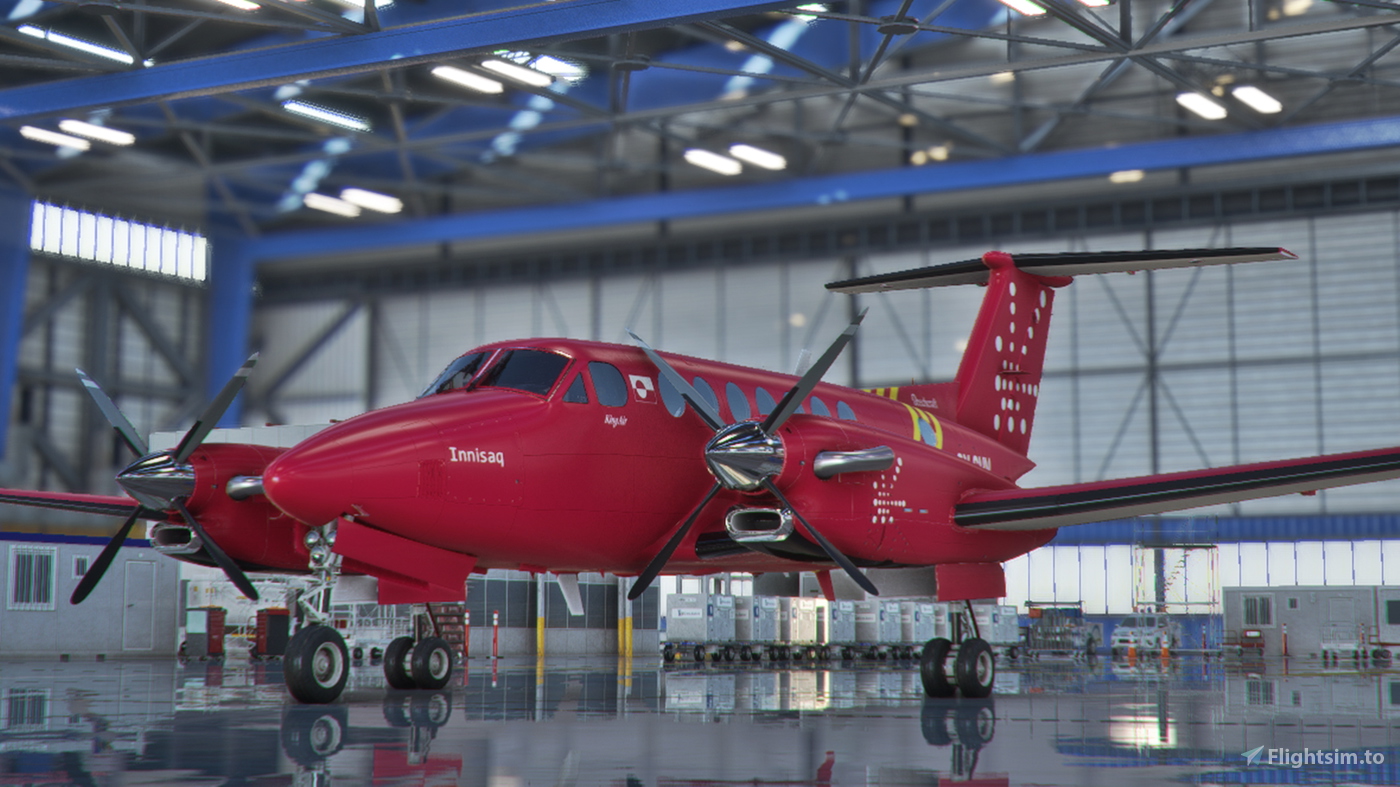 Asobo King Air 350i "OY-SHV" Air Greenland for Microsoft Flight ...
