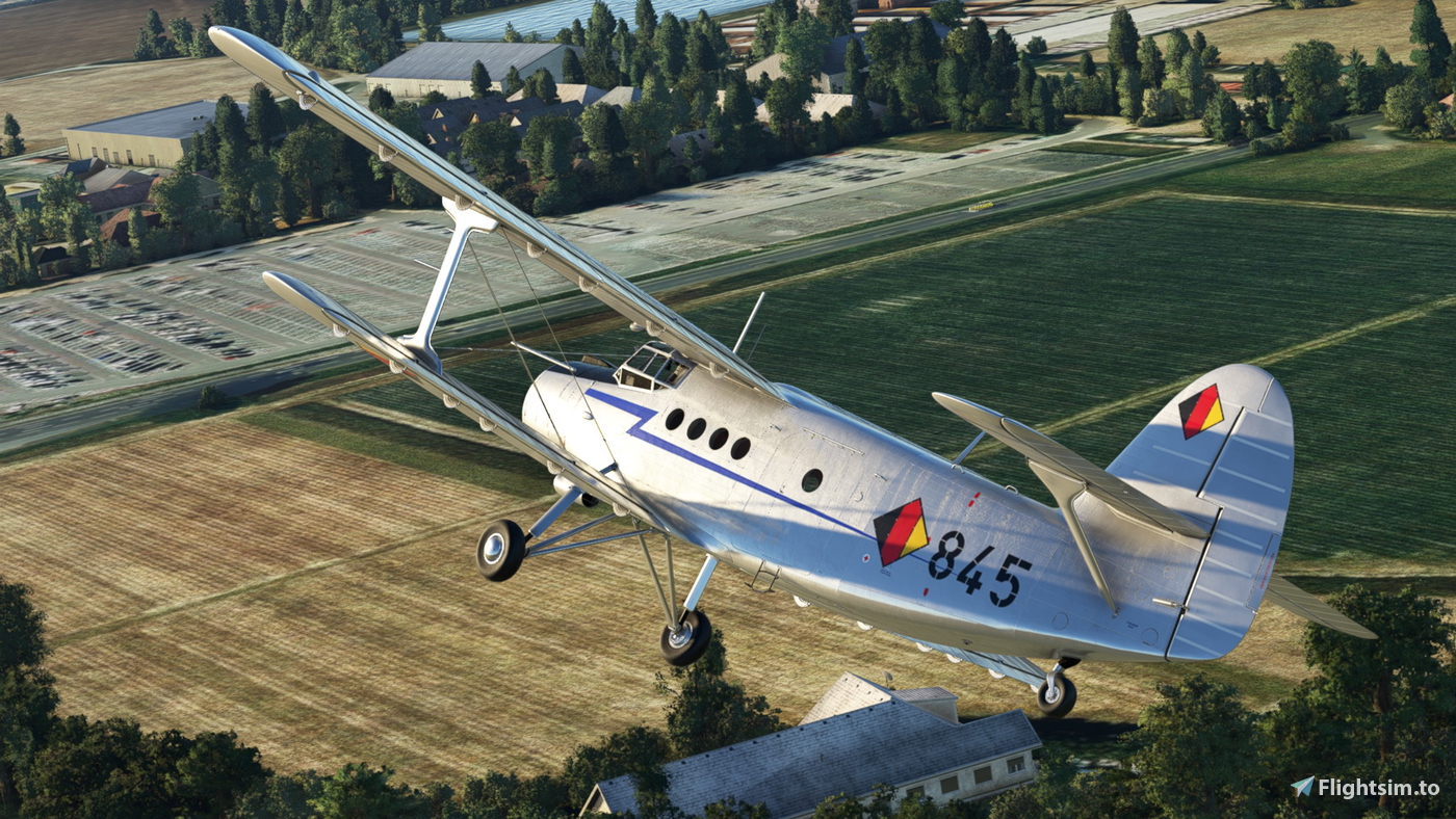 ATS Antonov AN-2 "845" GDR Air Force 1958 对于 Microsoft Flight Simulator ...