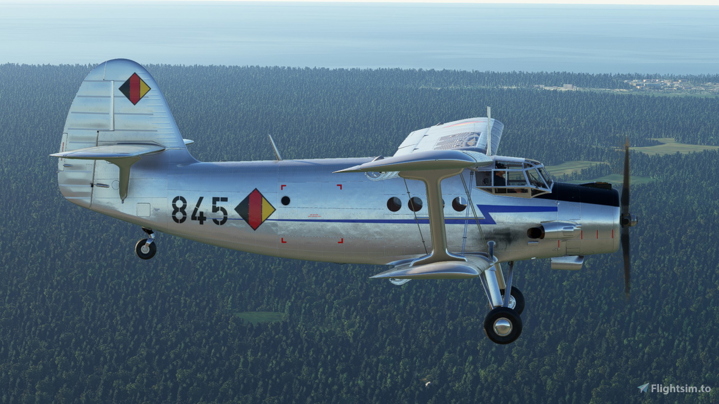 ATS Antonov AN-2 "845" GDR Air Force 1958 for Microsoft Flight ...