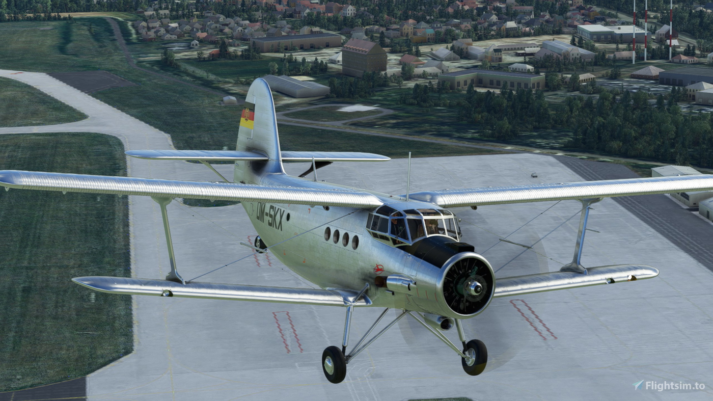 ATS Antonov AN-2 DM-SKX INTERFLUG for Microsoft Flight Simulator | MSFS