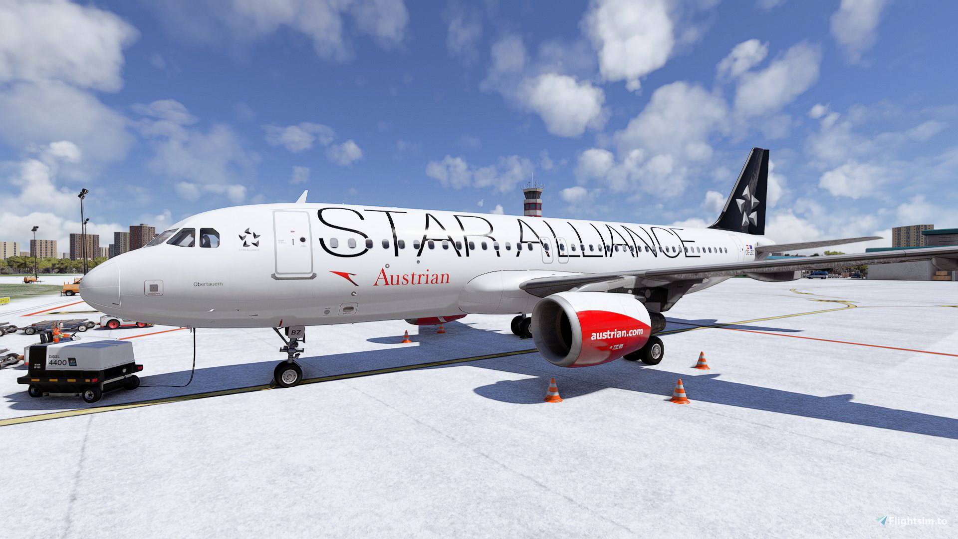 Austrian Airlines "Star Aliiance" livery OE-LBZ (Fenix A320, 8K) for ...