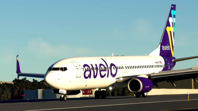 Avelo Airlines N801XT for Microsoft Flight Simulator | MSFS