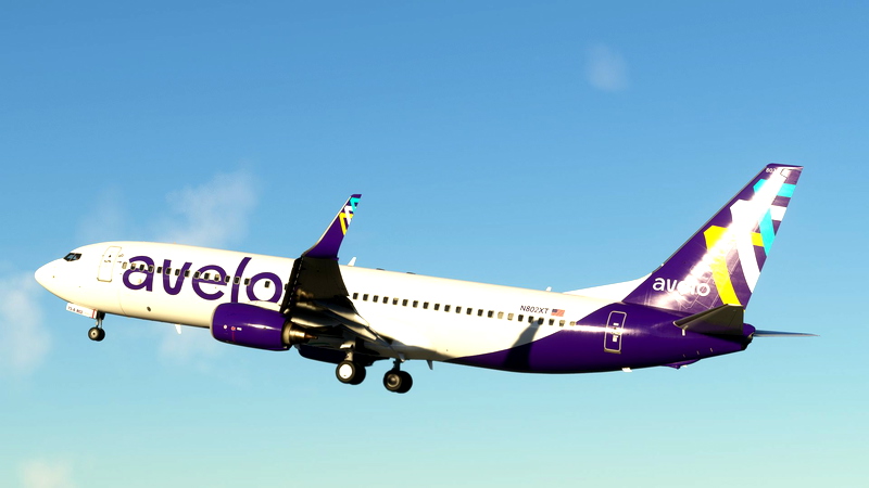 Avelo Airlines N802XT for Microsoft Flight Simulator | MSFS