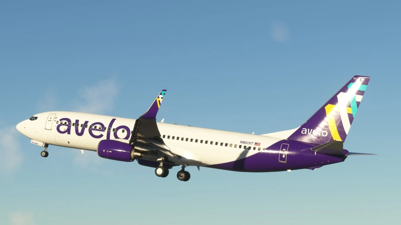 Avelo Airlines N802XT for Microsoft Flight Simulator | MSFS