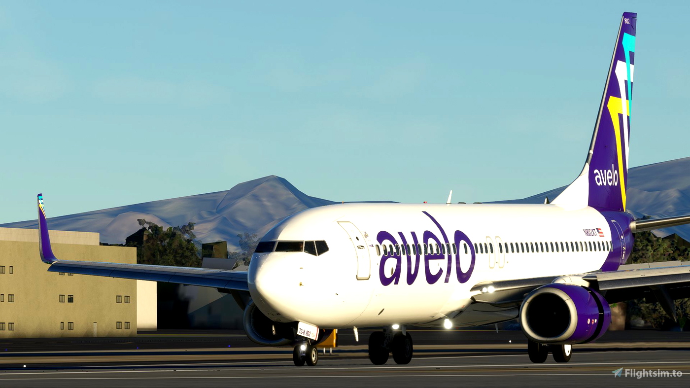 Avelo Airlines N802XT for Microsoft Flight Simulator | MSFS