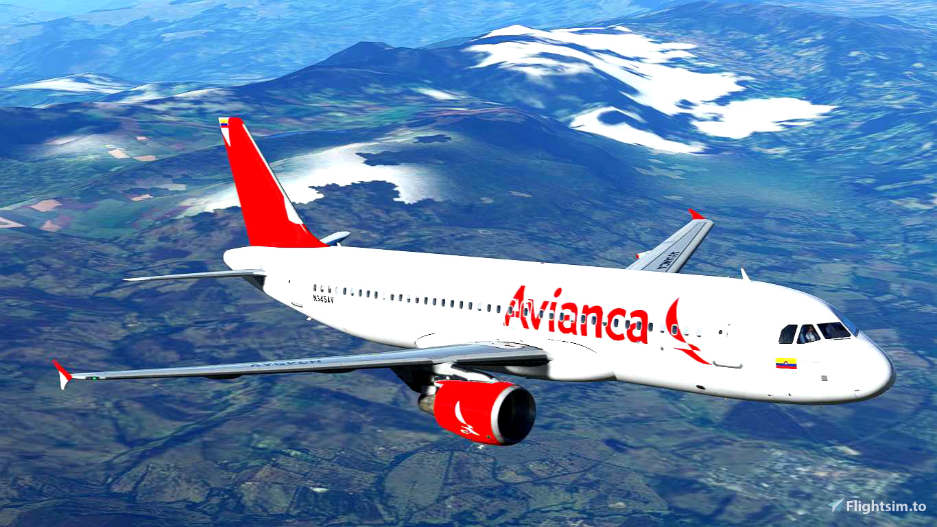 Avianca N345AV for Microsoft Flight Simulator | MSFS