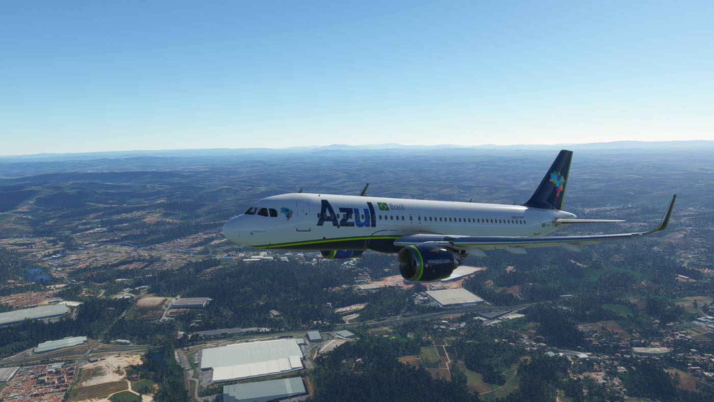 [A32NX] AZUL A320NEO 8K PR-YRK for Microsoft Flight Simulator | MSFS
