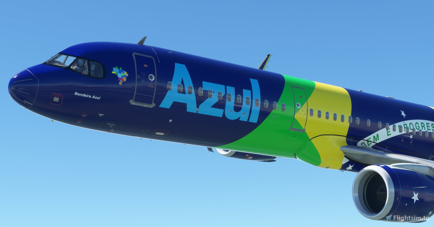 Azul (Brazilian Flag) | PR-YJE | LatinVFR A321Neo Leap | 8K Resolution ...
