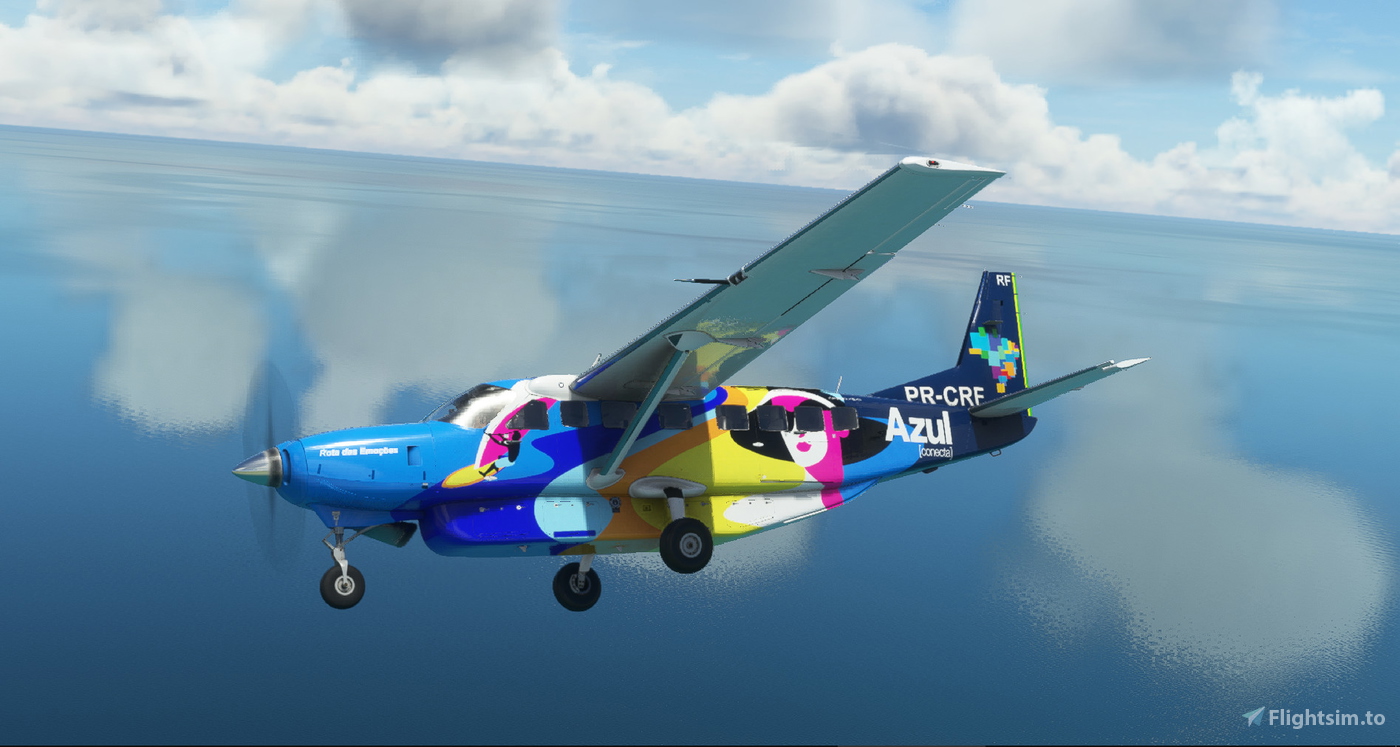 Azul Conecta (Rota das Emoções) | PR-CRF | Cessna 208B | 8K for ...