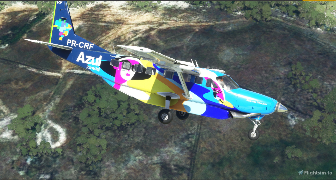Azul Conecta (Rota das Emoções) | PR-CRF | Cessna 208B | 8K for ...