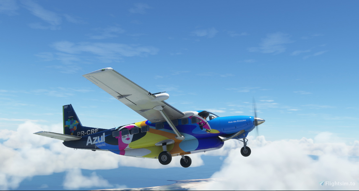 Azul Conecta (Rota das Emoções) | PR-CRF | Cessna 208B | 8K for ...