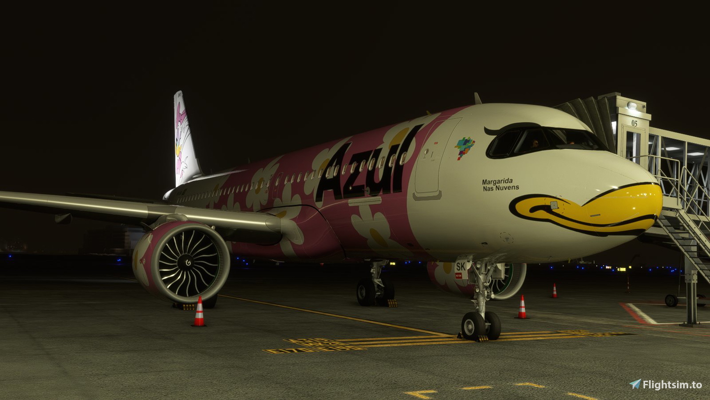 Azul Daisy Duck (Margarida) - (PR-YSK) - 8k-resolution - FlyByWire ...