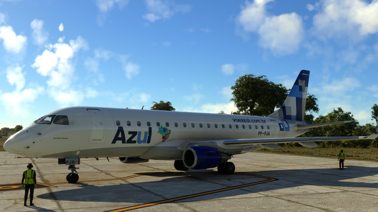 Azul (TRIP) | PP-PJA | FlightSim Studios E175 | 8K for Microsoft Flight ...