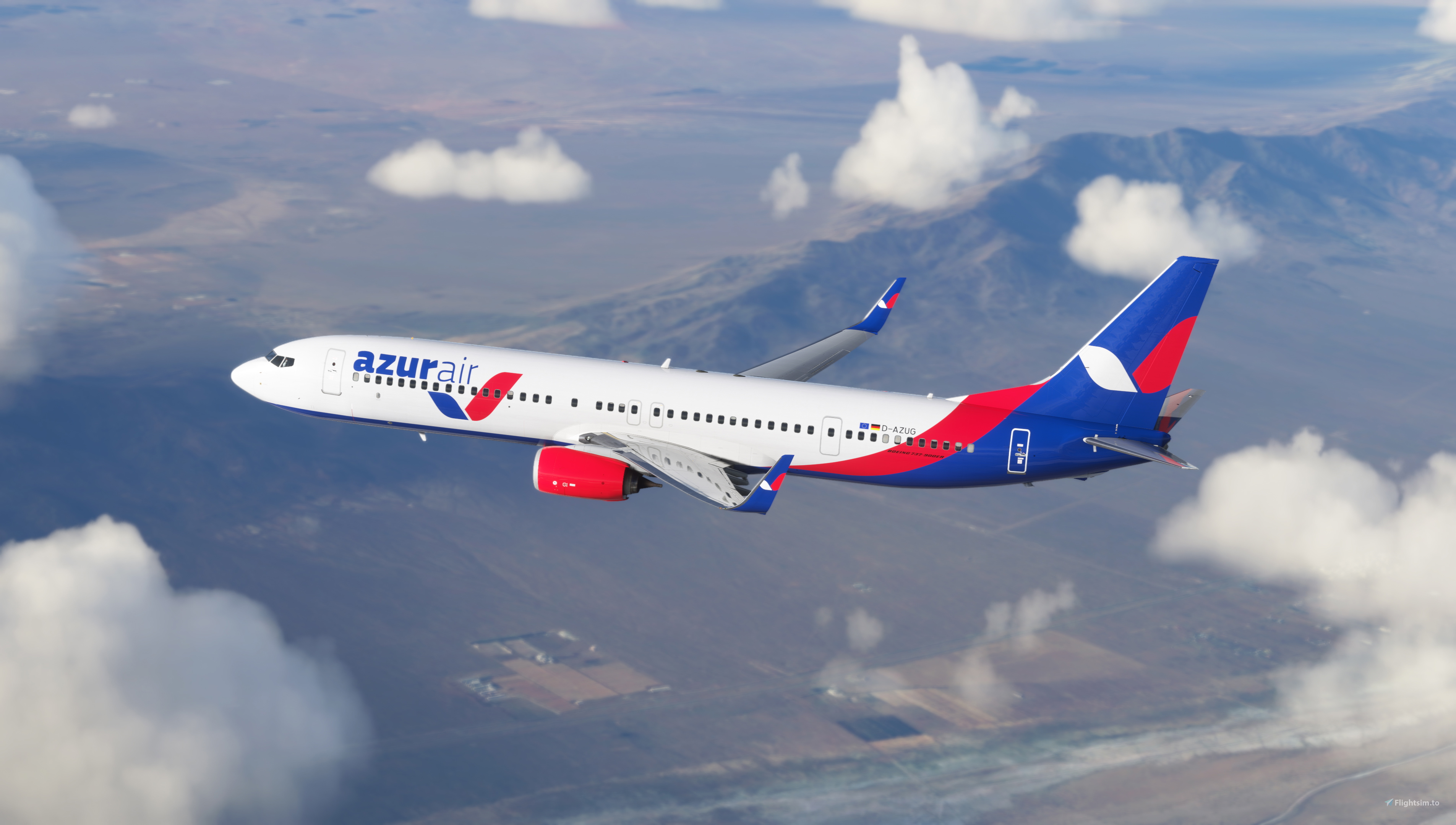 Azur Air Germany (D-AZUG) PMDG 737-900ER - 8K for Microsoft Flight ...