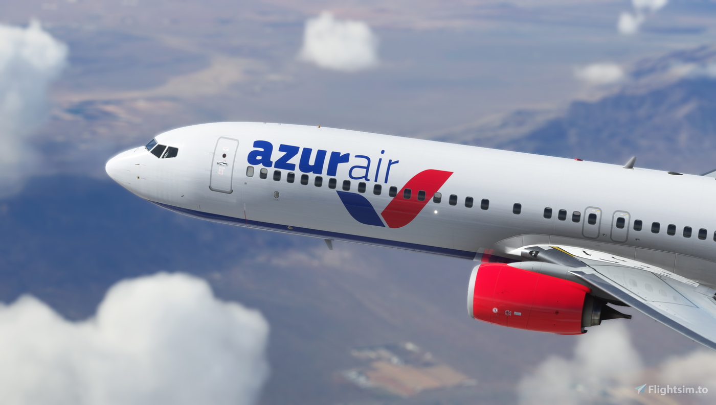 Azur Air Germany (D-AZUG) PMDG 737-900ER - 8K for Microsoft Flight Simulator | MSFS