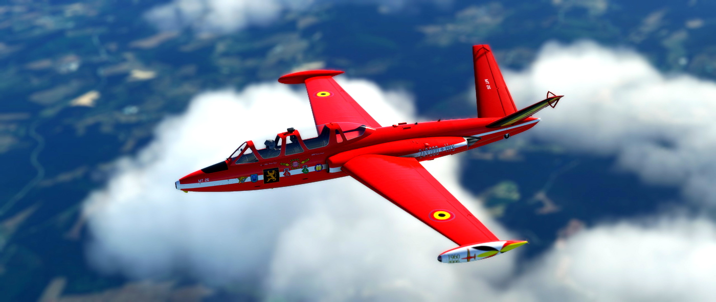 Azurpoly CM170 Magister Red Devils MT-26 » Microsoft Flight Simulator