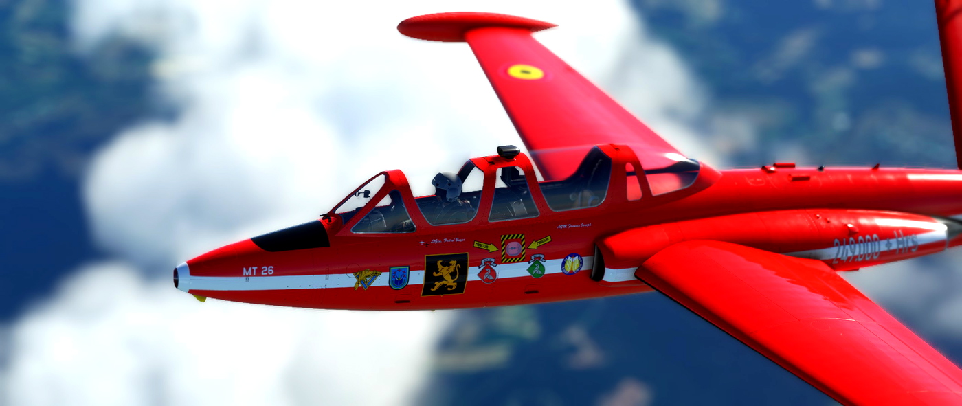Azurpoly CM170 Magister Red Devils MT-26 » Microsoft Flight Simulator
