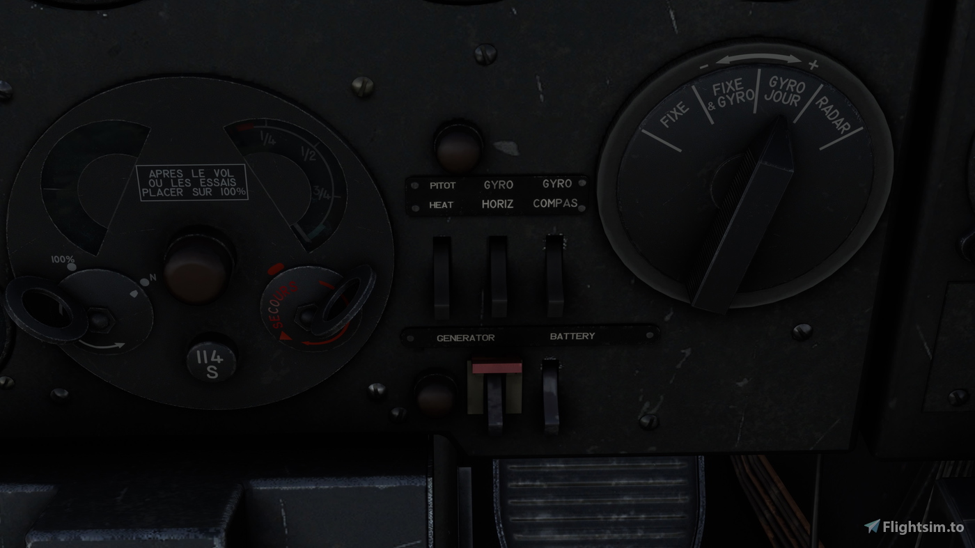 AzurPoly Fouga Magister ENG cockpit mod for Microsoft Flight Simulator ...