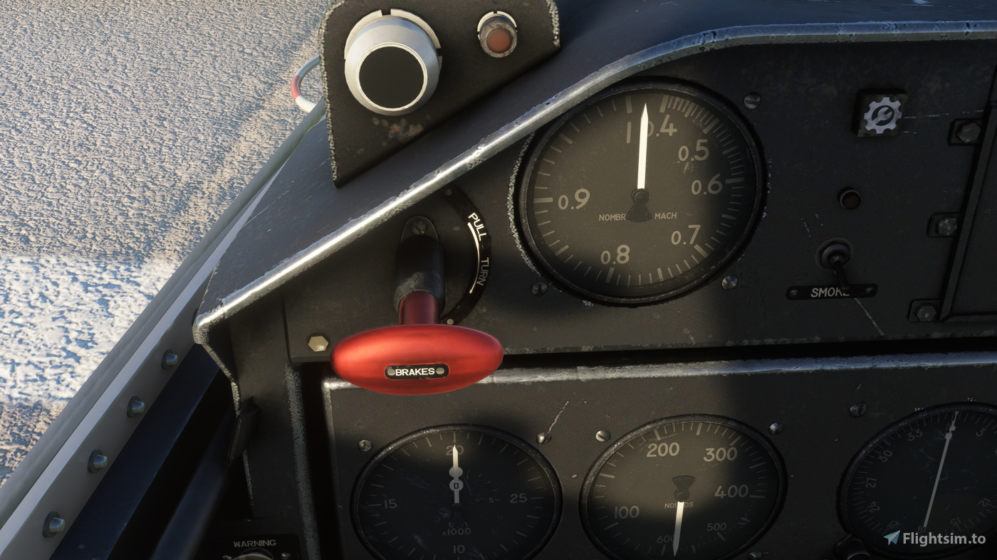 AzurPoly Fouga Magister ENG cockpit mod for Microsoft Flight Simulator ...