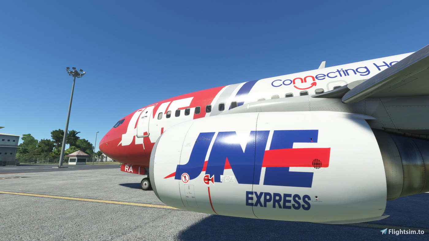 B737-600 Trigana Air JNE Express PK-YRA (Fictional) for Microsoft ...