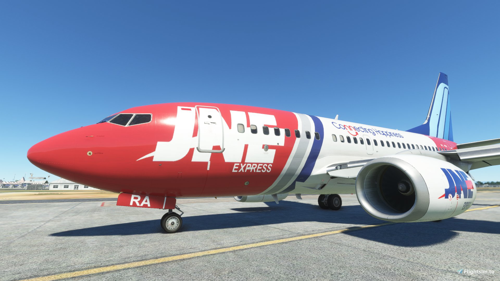 B737-600 Trigana Air JNE Express PK-YRA (Fictional) for Microsoft ...