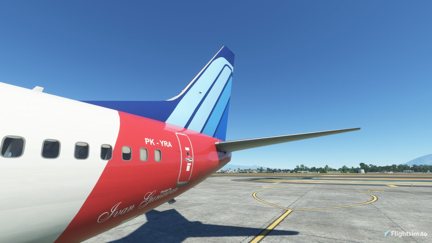 B737-600 Trigana Air JNE Express PK-YRA (Fictional) for Microsoft ...