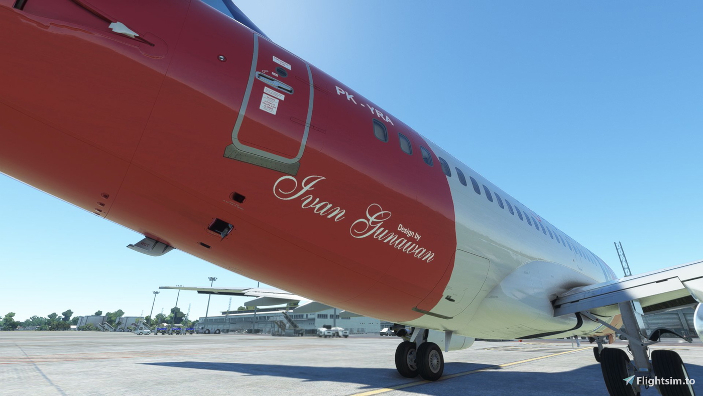 B737-600 Trigana Air JNE Express PK-YRA (Fictional) for Microsoft ...