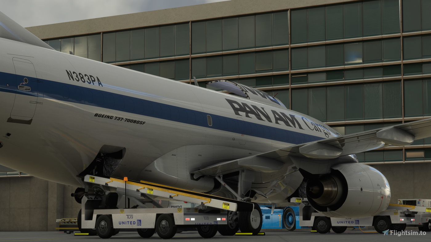 B737-700 BDSF PAN AM CARGO for Microsoft Flight Simulator | MSFS