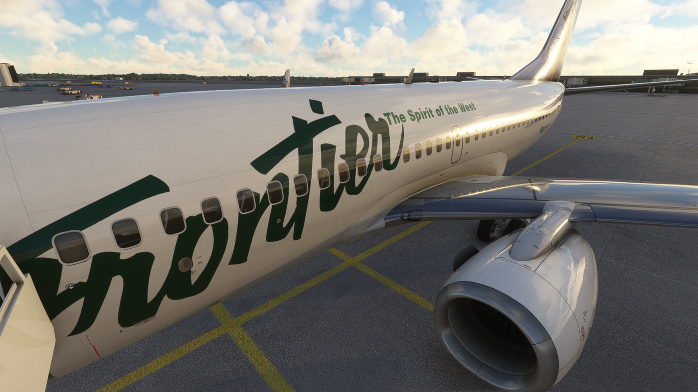 B737-700 FRONTIER AIRLINES RETRO for Microsoft Flight Simulator | MSFS