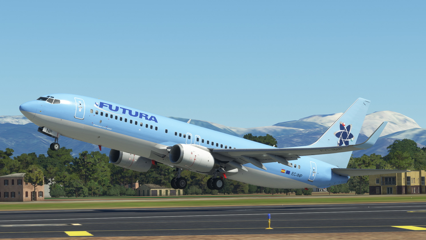 B737-800 Futura International EC-INP (Britannia hybrid) for Microsoft ...